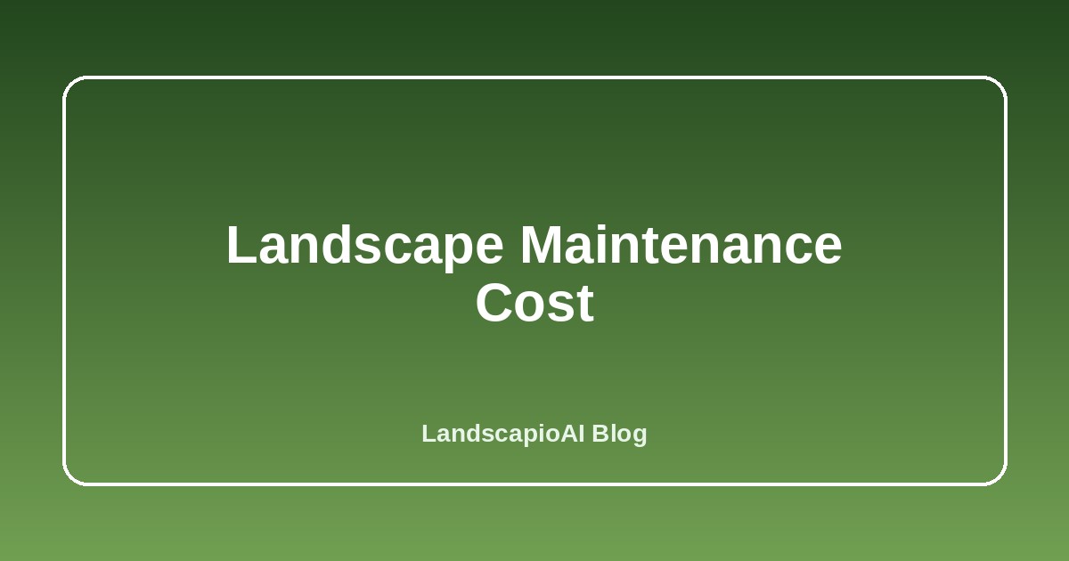 Garden Cleanup Cost Guide 2026: Spring & Fall Prices | LandscapioAI