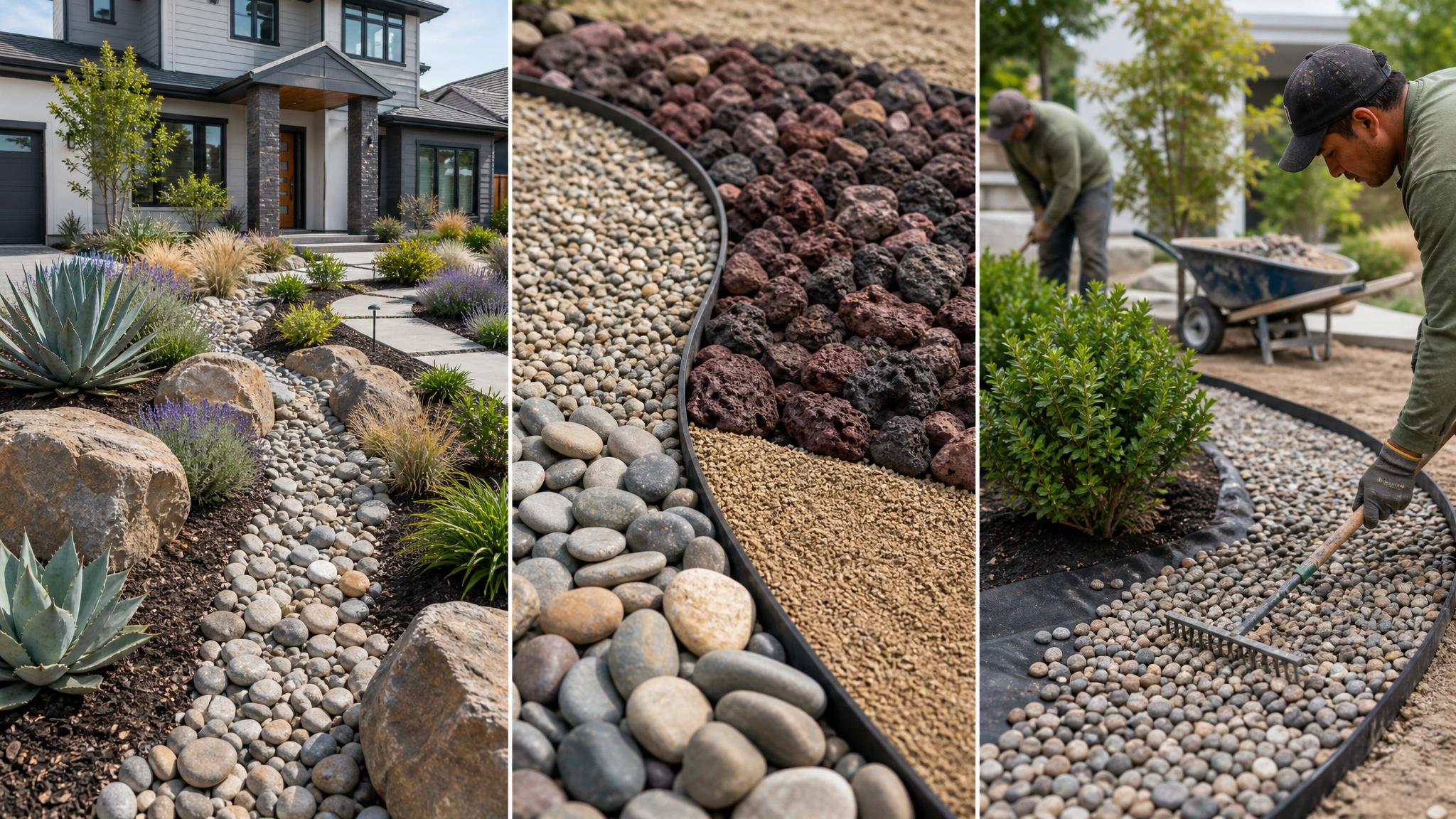Landscaping Rocks Cost 2026: Per Ton, Yard and Sq Ft | LandscapioAI